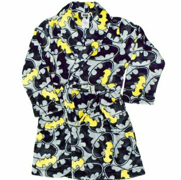 Warner Bros. | Pajamas | Batman 3 Piece Robe And Pj Set | Poshmark